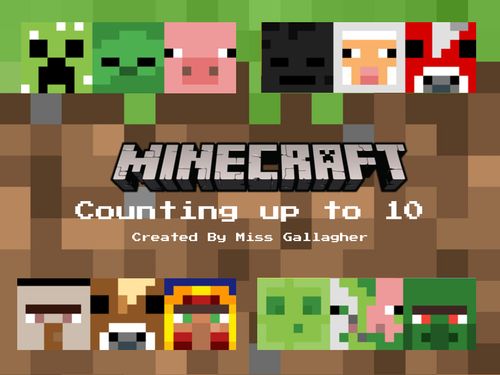 Book Creator | Minecraft Counting Up to 10