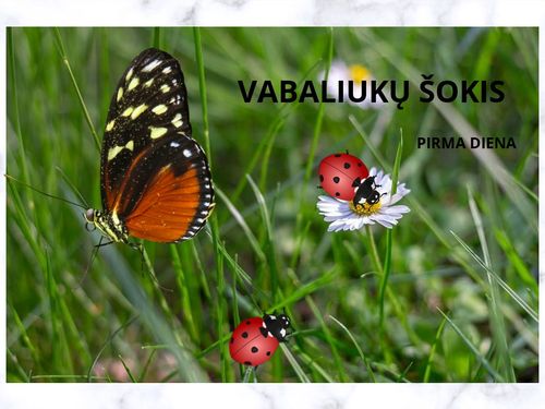 Book Creator | vabaliukų šokis pirma diena