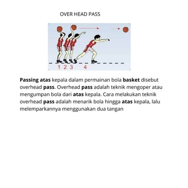 Book Creator | OVER HEAD PASS