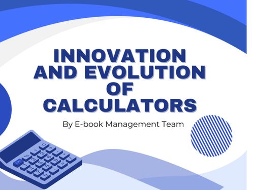 Book Creator | Innovation of calculators
