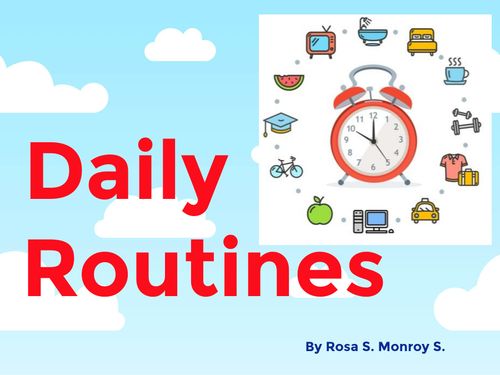 Book Creator | Daily Routines