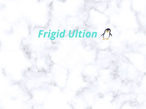 Book Creator | Frigid Ultion