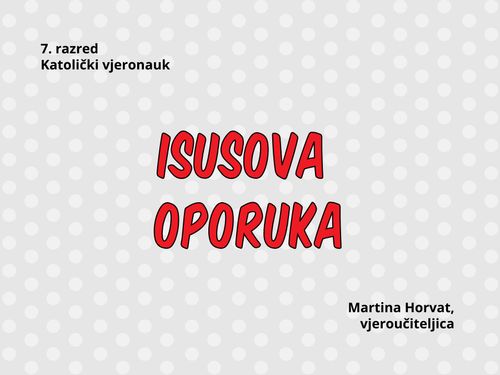 Book Creator | Isusova oporuka