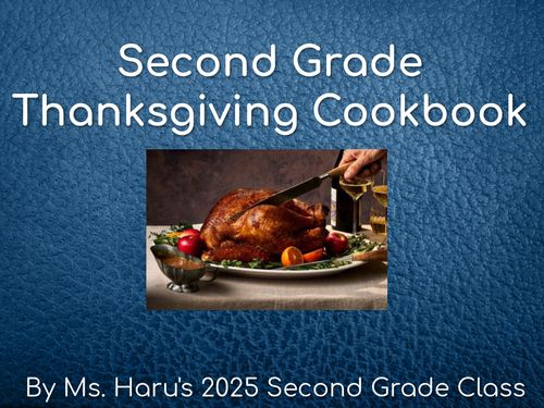 Book Creator | Thanksgiving Cookbook