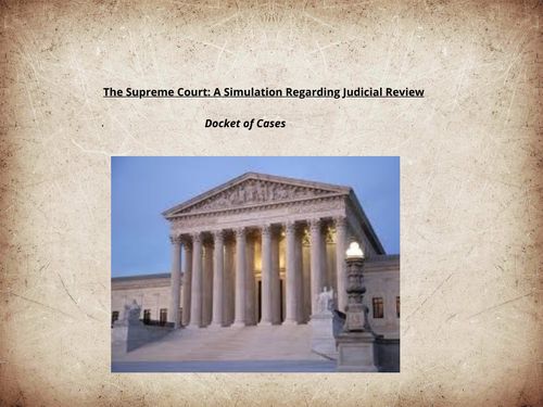 Book Creator | Supreme Court Simulation