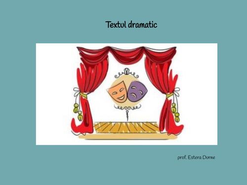 Book Creator | Testul dramatic
