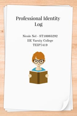 Book Creator | Professional Identity Log
