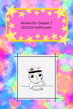 Book Creator | Review for Chapter 7 EDU223