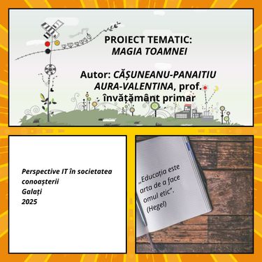 Book Creator | PROIECT TEMATIC INTERDISCIPLINAR