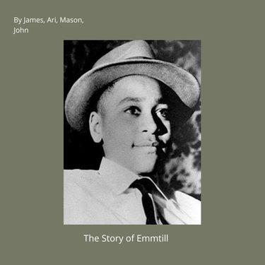 Book Creator | Emmet Louis Till III project