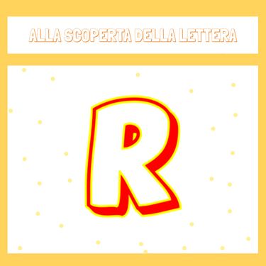 Book Creator | ALLA SCOPERTA DELLA LETTERA R