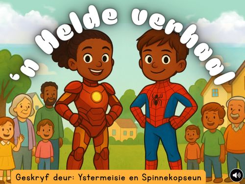 Book Creator | 'n Helde verhaal