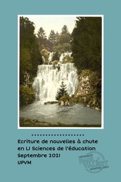 Book Creator | Nouvelles à chute des L1 Sc Edu UPVM