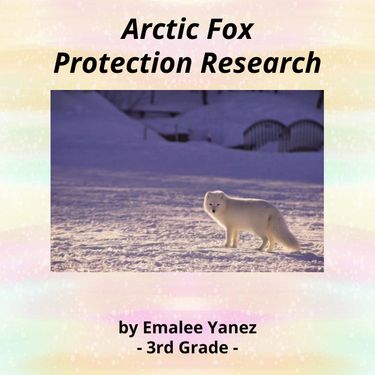 Book Creator | Arctic Fox Protection Research
