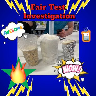 Book Creator | Science: Insulators Fair Test Investigation
