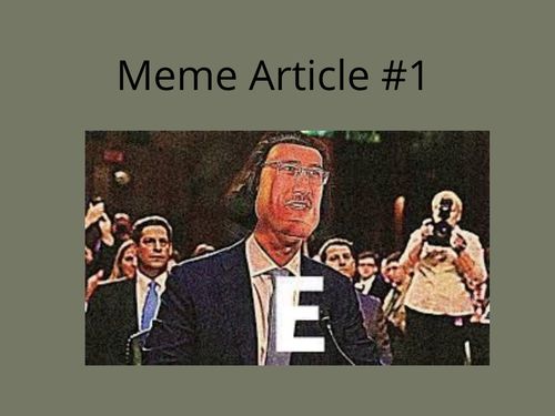 Book Creator | Meme Article #1