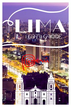 Book Creator | CITY GUIDE LIMA