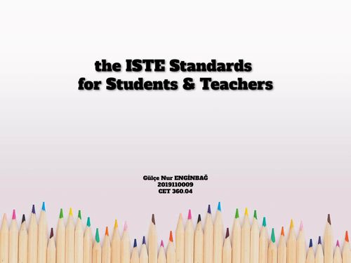 Book Creator | the ISTE Standarts Booklet for CET 360