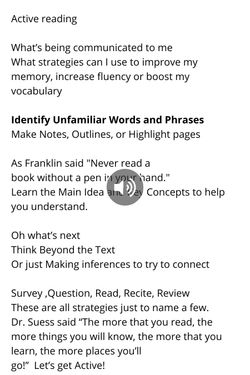Book Creator | Active Reading Poem