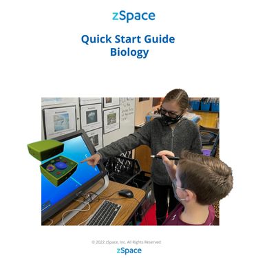 Book Creator | zSpace Quick Start Guide for Biology