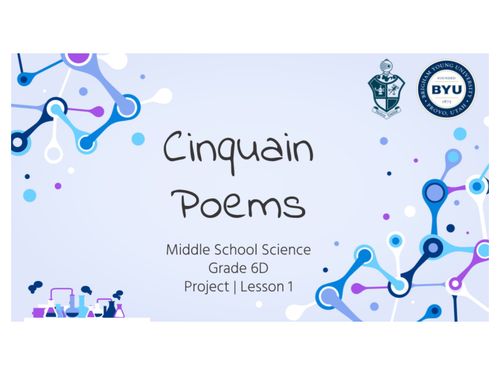 Book Creator | MSL6D - CINQUAIN POEMS