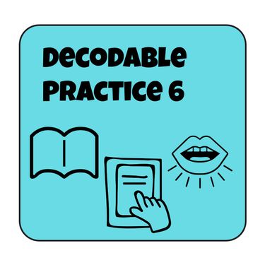 Book Creator | Decodable Practice 6