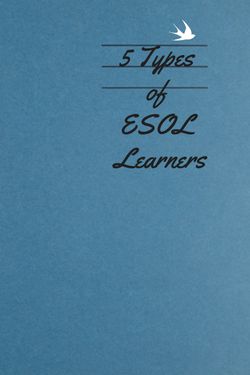 Book Creator | 5 Types of ESOL Students