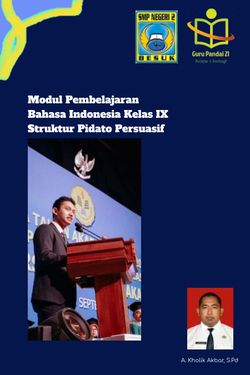 Book Creator | Modul Struktur Pidato Persuasif