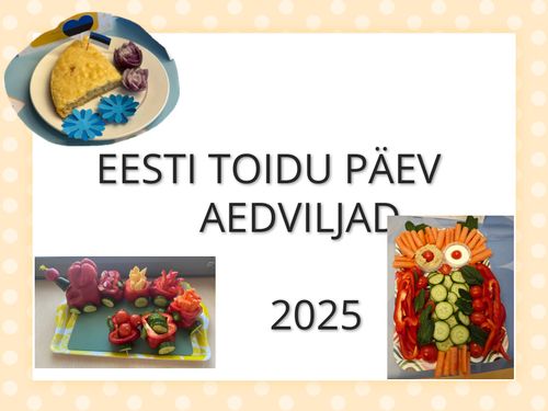 Book Creator | EESTI TOIDU PÄEV - AEDVILJAD