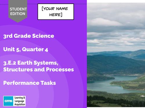 Book Creator | G3 U5 3.E.2 Performance Tasks - Student Edition