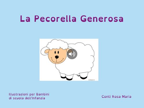 Book Creator | La Pecorella Generosa