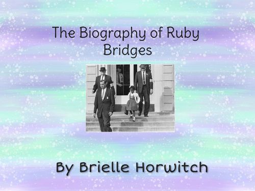 Book Creator | Biography of Ruby Bridges