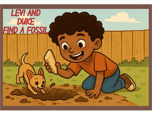 Book Creator | Levi & Duke Find a Fossil