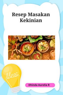 Book Creator | Resep Masakan Kekinian