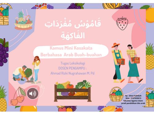 Book Creator | Kamus mini kosakata bahasa arab buah-buahan