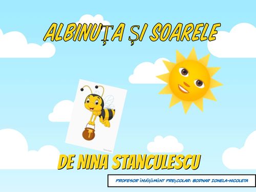 Book Creator | ALBINUȚA ȘI SOARELE
