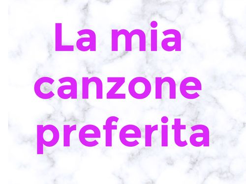Book Creator | la mia canzone preferita