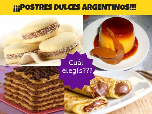 Book Creator | Postres Argentinos