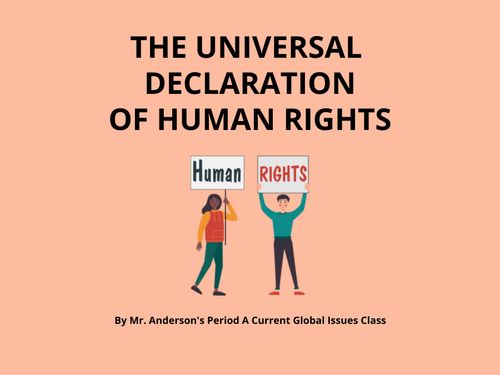 Book Creator | Period A-The Universal Declaration of Human Rights-For Kids!