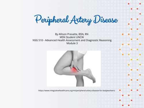 Book Creator | Peripheral Artery Disease