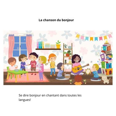 Book Creator | La chanson du bonjour multilingue