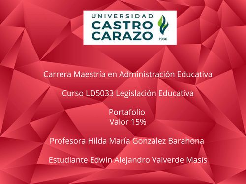 Book Creator | Portafolio Legislación Educativa