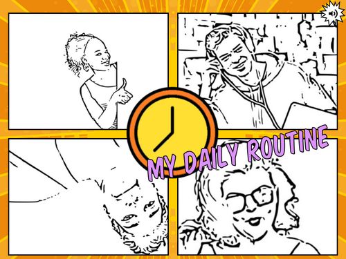 Book Creator | My Daily Routine BGL