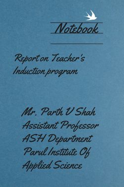 Book Creator | report on teacher's training program