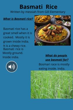 Book Creator | Basmati Rice