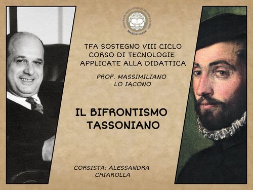 Book Creator | IL BIFRONTISMO TASSONIANO