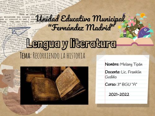 Book Creator | Lengua y literatura.3A.Tipán.Melany