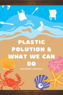 Book Creator | Plastic Polution & What We Can Do