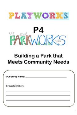 Book Creator | P4 PlayWorks Worksheets