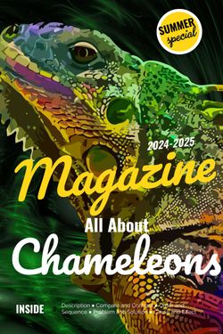 Book Creator | All About Chameleons